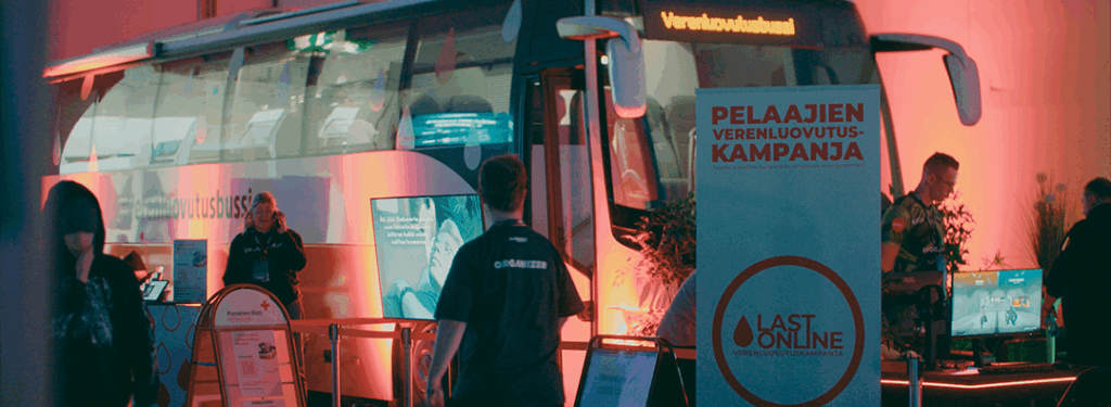 Veripalvelu ja LastOnline Assembly Summer-tapahtumassa - Veripalvelu